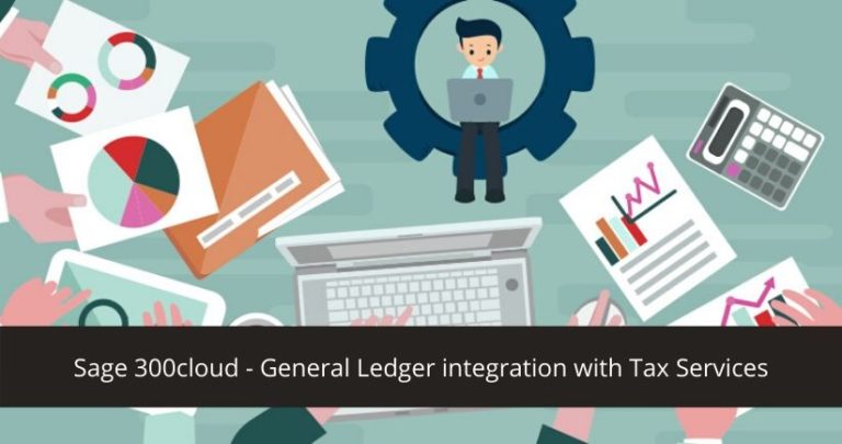 General Ledger integration with Tax Services - Sage Software