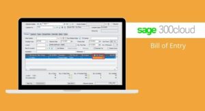 Bill of Entry - Sage Software
