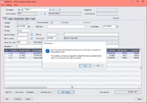 Purchase Order New features and improvements in Sage 300 Version 2022