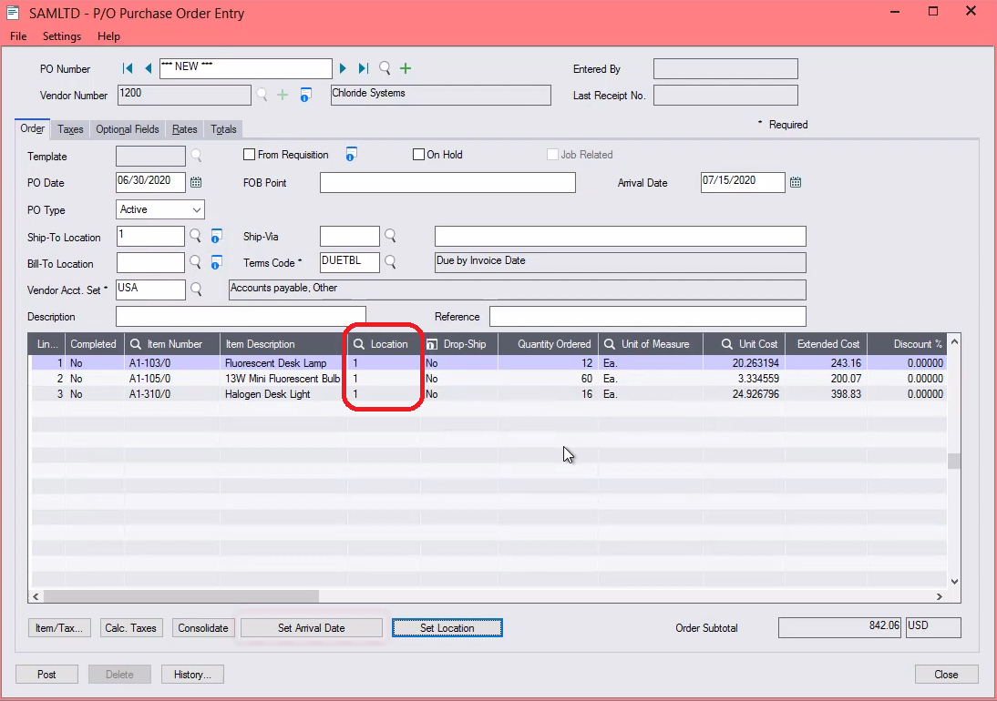 Purchase Order New features and improvements in Sage 300 Version 2022