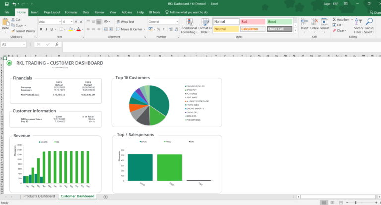Business Intelligence Report in Sage 300 - Sage Software