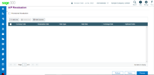 AP exchange Revaluation with final impact - Sage Software