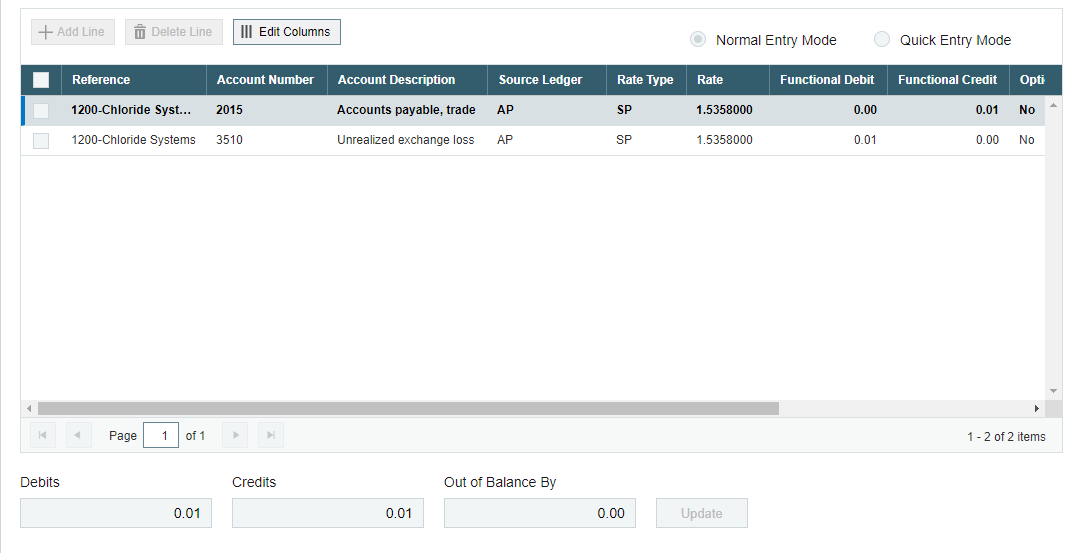AP exchange Revaluation with final impact - Sage Software