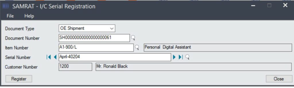 Serial Number Registration in Sage 300 - Sage Software
