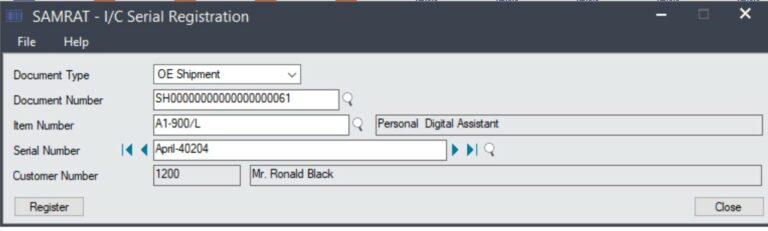Serial Number Registration in Sage 300 - Sage Software