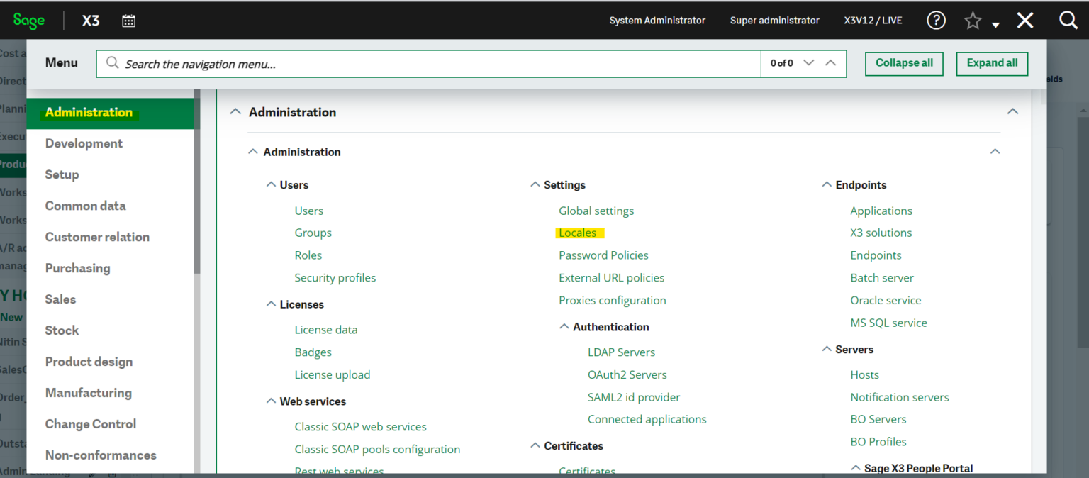 Date Format Setup in Sage X3 - Sage Software