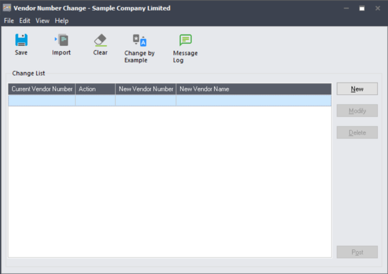 Vendor Number Change in Sage 300 - Sage Software