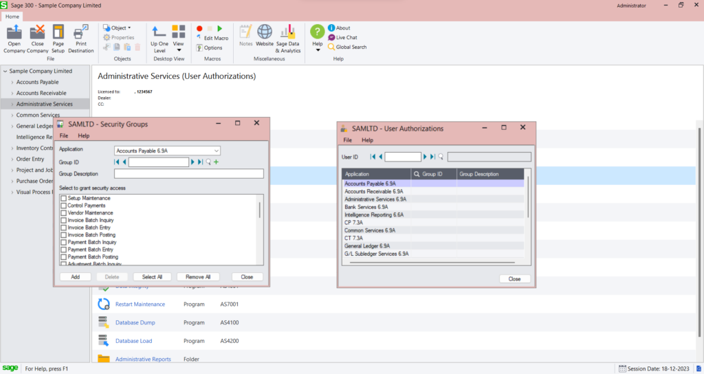 Causes of Missing Modules in Sage 300 - Sage Software