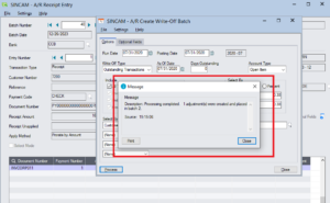 Creating the Write-Off Batch in Sage 300 - Sage Software